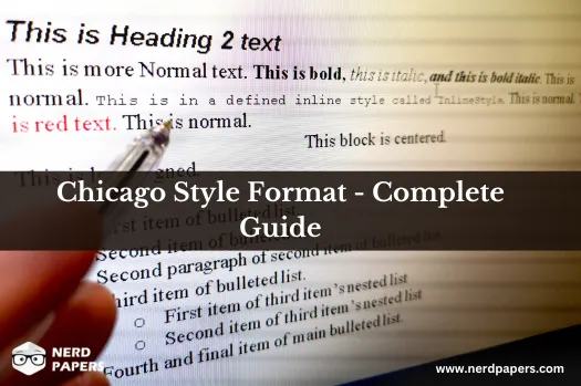 Chicago Style Format: Citations, Bibliography, Techniques