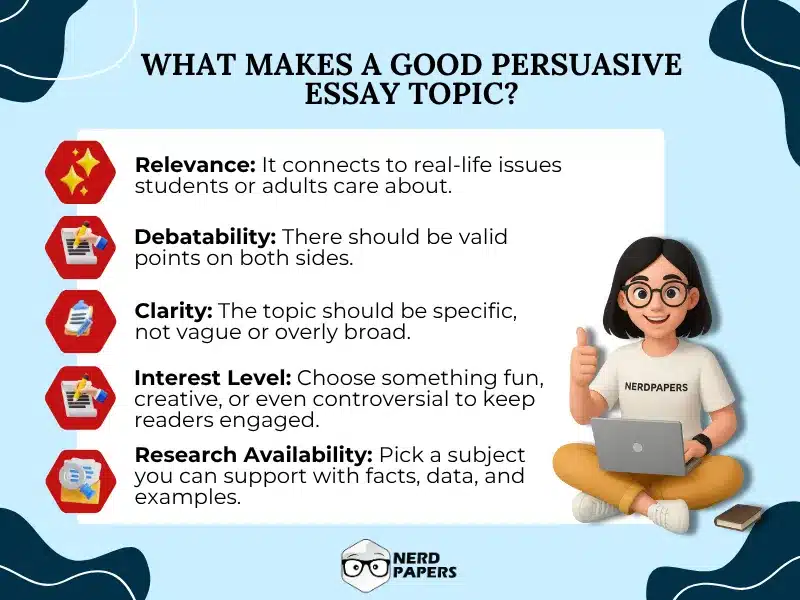 100+ Persuasive Essay Topics with Easy and Unique Ideas