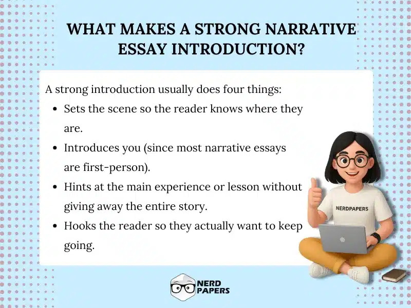 How to Start a Narrative Essay | Simple Guide + Examples